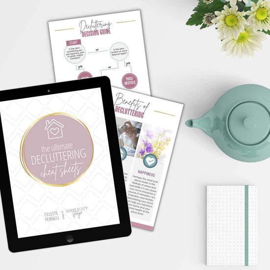 The Ultimate Decluttering Cheat Sheets – Simplicity Story